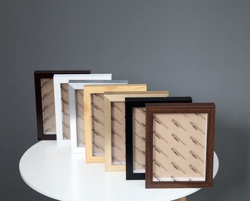 Customized 6/7/8/10/12/16/A3/A4 inch box photo frames, PS material 3D photo frame