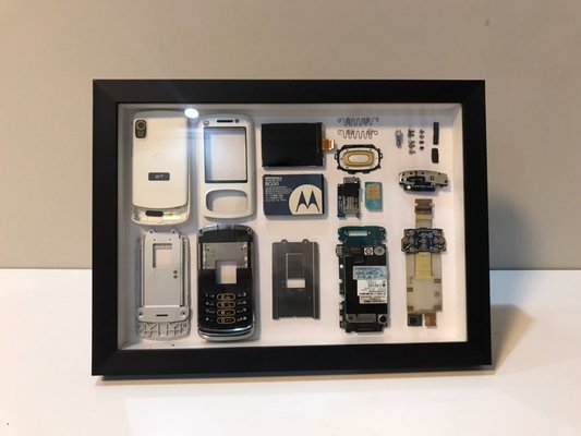 Large size MDF wall hanging white shadow box frames wholesale made in China