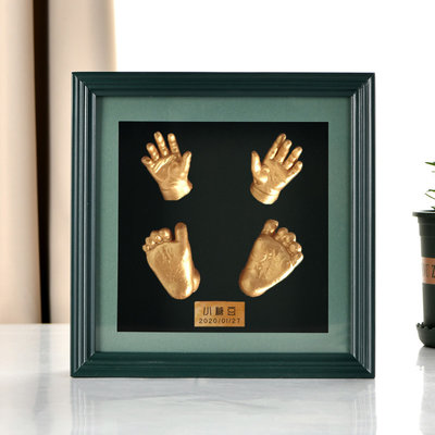 23*23 3D Wall Mounted White Green Square baby keepsake shadow box frame marcos 3d 23*23 3D Wall Mounted White Green Squa