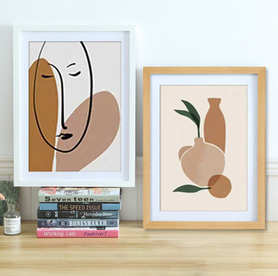 Modern Style Double Sided Glass Photo Frame Flower Plant Portrait Display Frame Holder photo multi photo frames