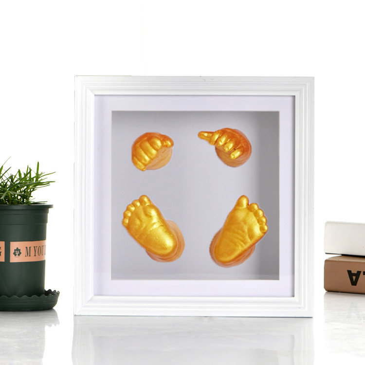23*23 3D Wall Mounted White Green Square baby keepsake shadow box frame marcos 3d 23*23 3D Wall Mounted White Green Squa