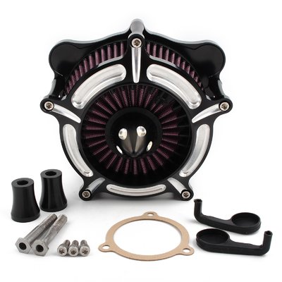Motorcycle Air Filter Cleaner Kits Spike Turbine Black For Harley Touring Road King Electra Street Glide Softail Dyn