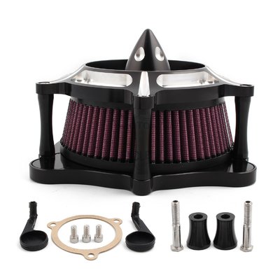 Motorcycle Air Filter Cleaner Kits Spike Turbine Black For Harley Touring Road King Electra Street Glide Softail Dyn