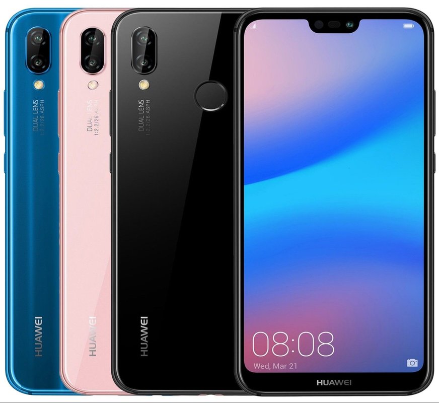Discount Huawei P20 Lite ANE-LX3 Dual Sim FACTORY UNLOCKED 5.8" 4GB RAM Black Blue Pink