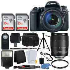 Discount Canon Eos 77D 24.2 Mp Dslr Camera + Ef-s 18-55mm Lens