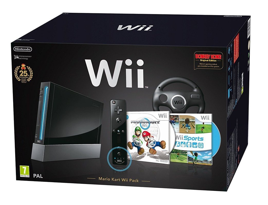 Nintendo Wii Mario Kart Pack & Wii Sports Limited Edition Built Donkey Kong