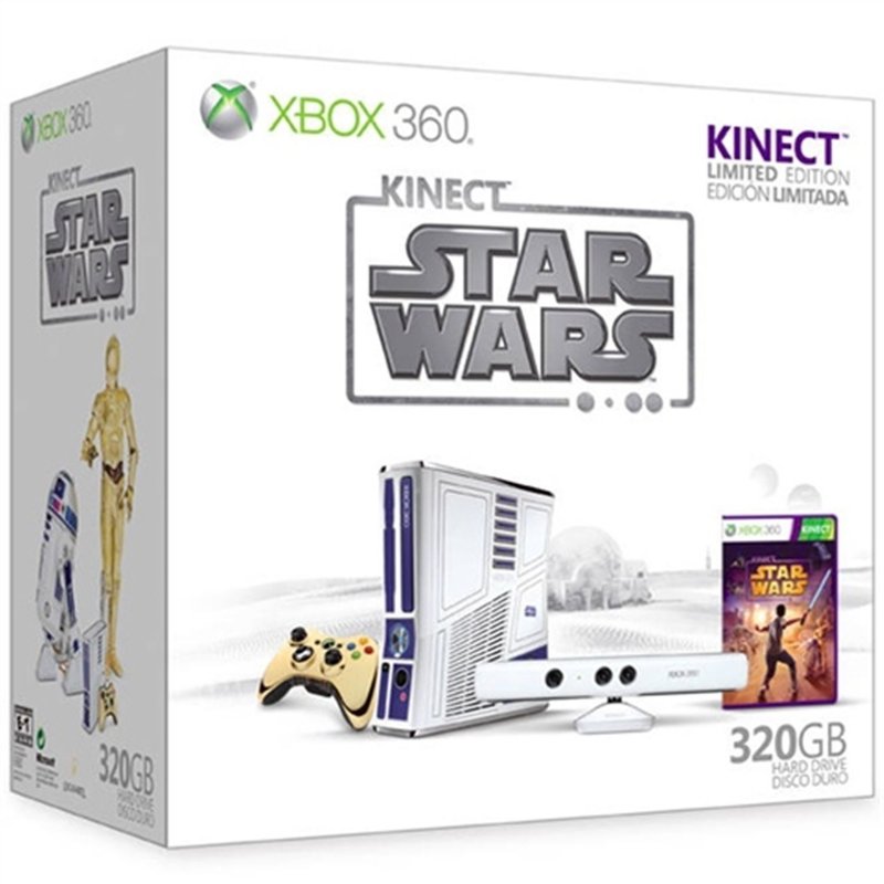 Wholesale Xbox360 320GB LE Console and Kinect Sensor (PAL) Star Wars Version