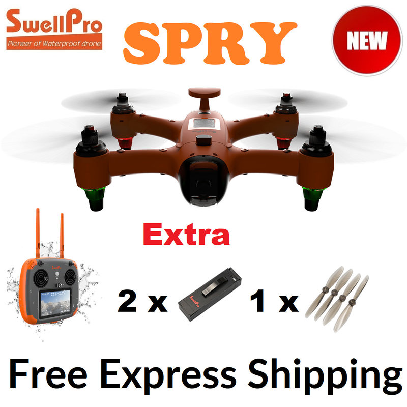 Wholesale SwellPro SPRY Drone Waterproof Fishing Drone Extra 2 batteries 4 Propellers