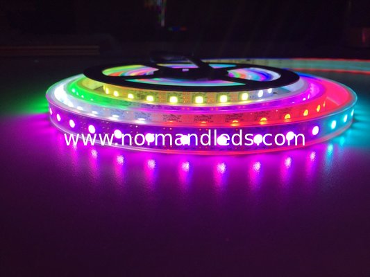 ws2813 double signal led strip DC5V 4pin two wire data transfer addressable flex led strip