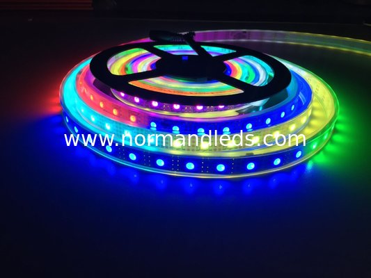 5V WS2813 Dual data New Ver. WS2812B 5050 RGB LED Strip 5M 300SMD IP67 Black PCB