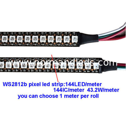 Individually 144 leds 2811 IC 5v ws2812B addressable rgb led strip