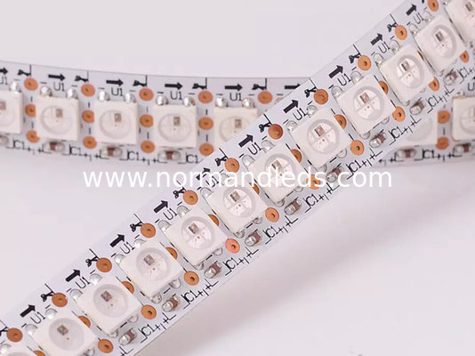1m ws2812b 144 led strip,ws2812 individually addressable ic,black/white pcb waterproof ip30/ip67 dc 5v