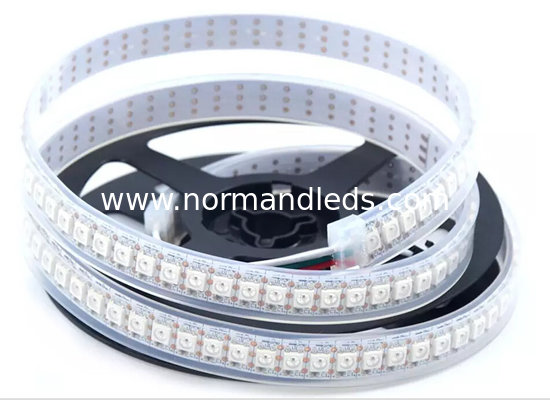WS2812 WS2812B 144LED m 2811 IC 5050 RGB SMD Built-in Addressable Color Flexi LED Pixel Strip Light White PCB Waterproof