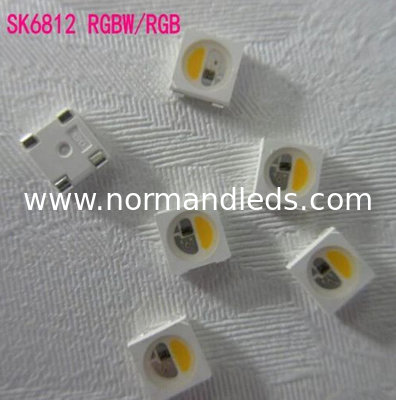 SK6812-RGBW-B-SK6812 adressable full color RGBW 5050 LED light source with black frame;with built-in chip;1000pcs/bag