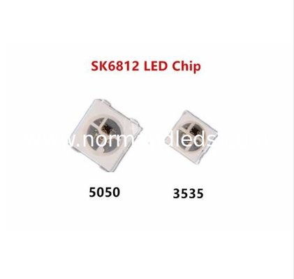 Addressable Led SK6812 Mini 3535 5050 SMD RGB full color Digital LED Chip Pixels White / Black similiar WS2812B DC5V