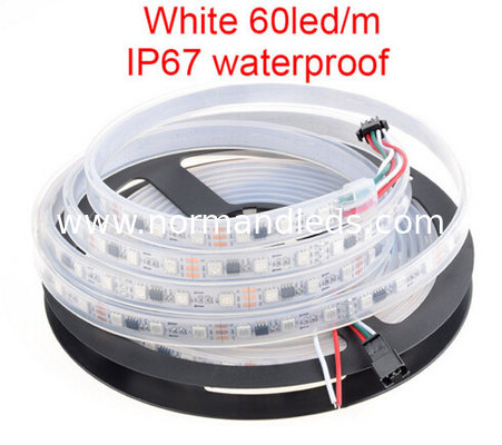 16.5ft DC12V ws2811 2811 ic 5050 SMD rgb strip addressable 30/48/60leds/m led pixels strip external 1 ic control 3 leds