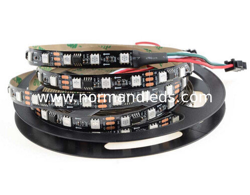 5m/roll DC12V ws2811ic 5050 SMD RGB dream addressable Digital 1 ic control 3 led external ic ws2811 led pixel