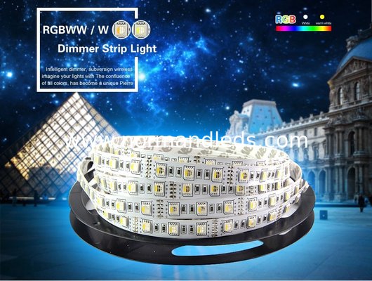 4 in 1 RGBW LED Strip 5050 DC12V Flexible LED Light RGB+White / RGB+Warm White 4 color in 1 LED Chip 60 LED/m 5m/lot