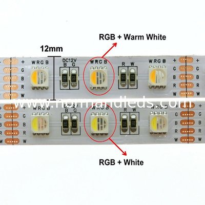 LED Strip 4 in 1 RGBW 5050 DC12V Flexible LED Light RGB+White RGB+Warm White 4 color in 1 LED Chip 300 Leds 16.4ft 5m