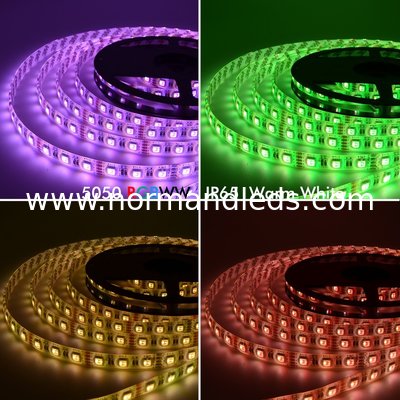 High Quality IP20 5050 4IN1 RGBW LED Strip Light SMD 4 color led flexible light RGBWW stripe led RGBNW300leds/5M/Reel