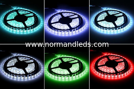 60leds/m New Non-Waterproof 5050 4IN1 RGBW LED Strip Light SMD RGBWW 4 colors led String 5M/reel DC12V/24V