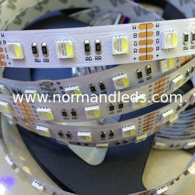 60leds/m New Non-Waterproof 5050 4IN1 RGBW LED Strip Light SMD RGBWW 4 colors led String 5M/reel DC12V/24V