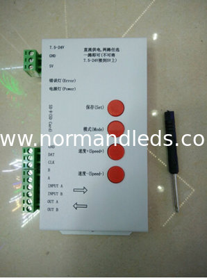 T-1000S LED Pixel Controller for LPD6803 WS2801 WS2811 RGB Full Color DC5V-24V with SD Card