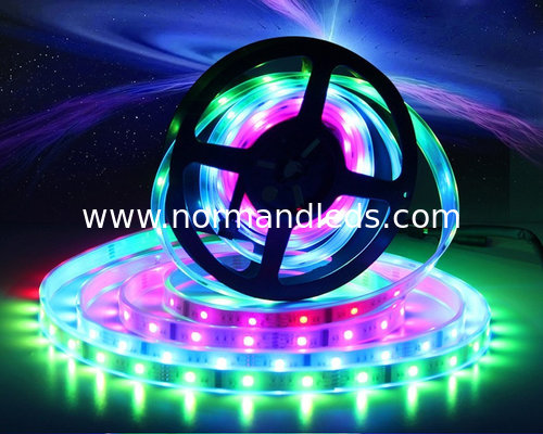 5m 6803 IC 5050 digital RGB Strip,150LED IP67 tube waterproof dream magic color 12V Led Strip,30LED/m