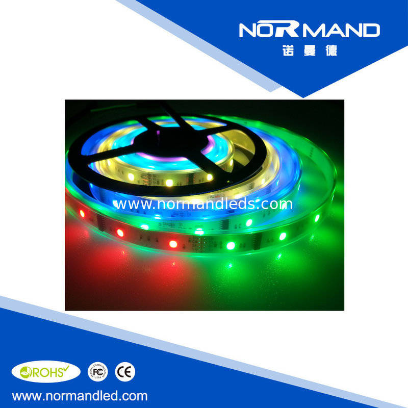 5m 30leds/m LPD6803 White PCB IP30/IP65/ IP67 Led Strip Light dream color 5050 RGB SMD 1 IC drives 3 Chips