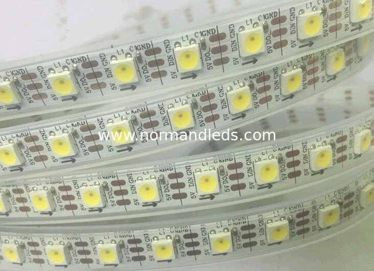 DC5V addressable SK6812 WHITE color led pixel srip