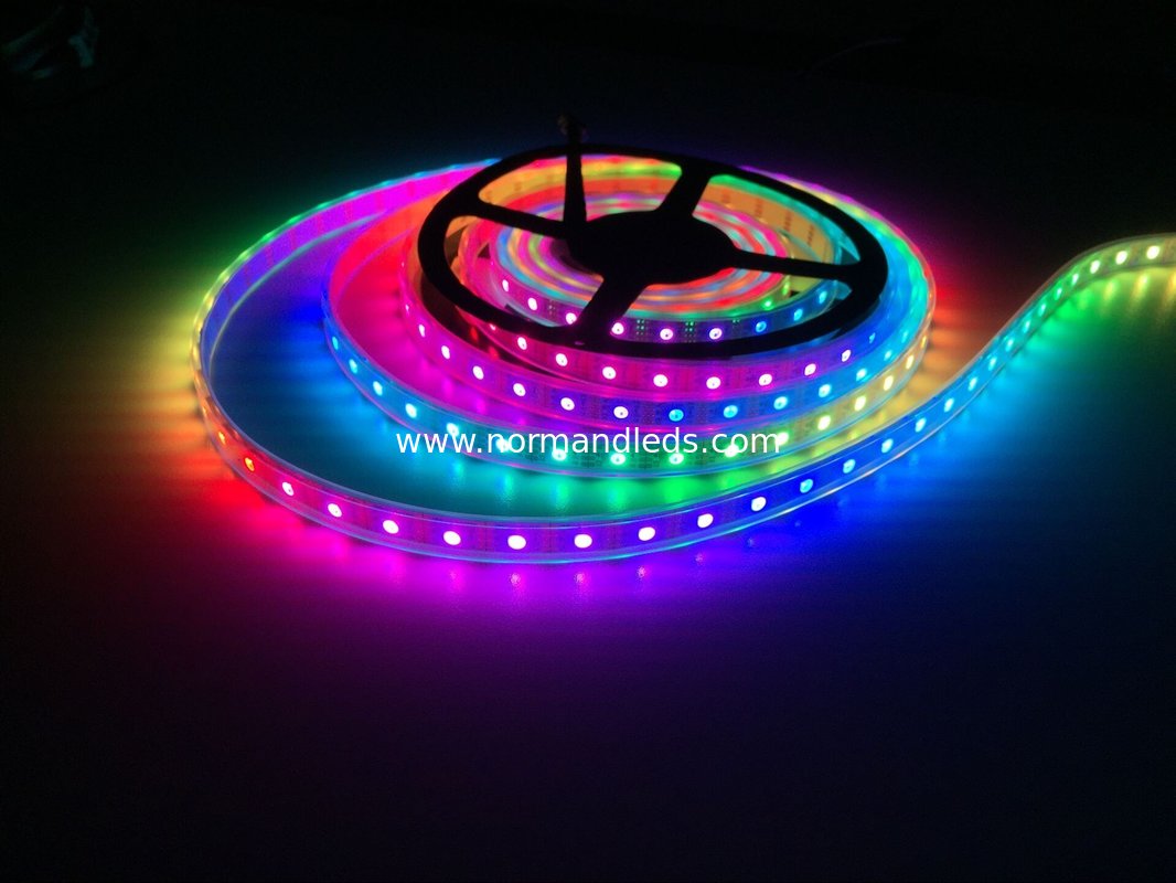 16.4ft 300 LEDs WS2812B Individually Addressable 5050 RGB LED Strip Light LED Pixel Flexible Lamp Tube Waterproof IP67