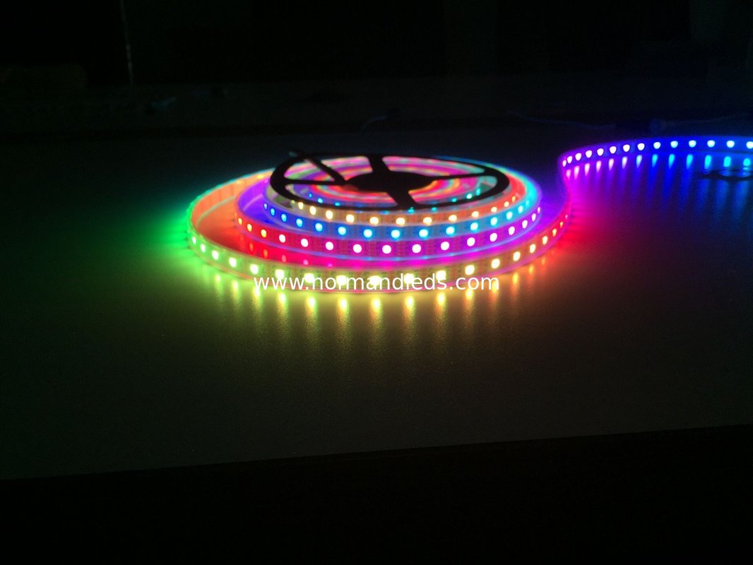 3.2FT 60LED/M 5V WS2813 Dual data New WS2812B 5050 RGB LED Strip SMD IP20 White