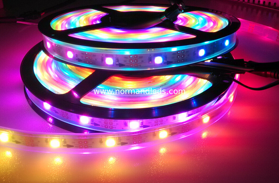 5m WS2811 WS2812b DC5V Pixel RGB led strip, 5meters 150LED 150IC SMD5050, IP67 Waterproof,WS2812 IC