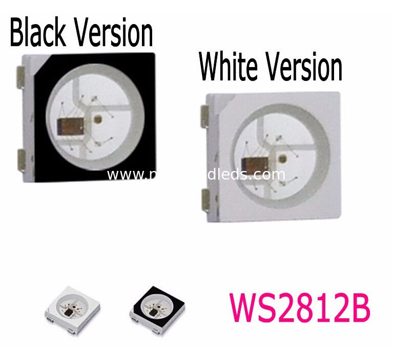 WS2812B (4pins) LED Chip 5050 RGB SMD Black/White version WS2812 Individually Addressable Digital Pixels DC5V
