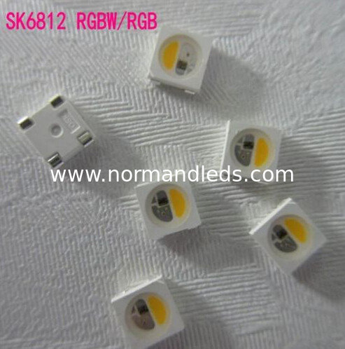 SK6812 RGBW (RGB+White/Warm/Nature) 5050SMD (similar with WS2812B) Individually Addressable Digital LED Chip Pixel 5V