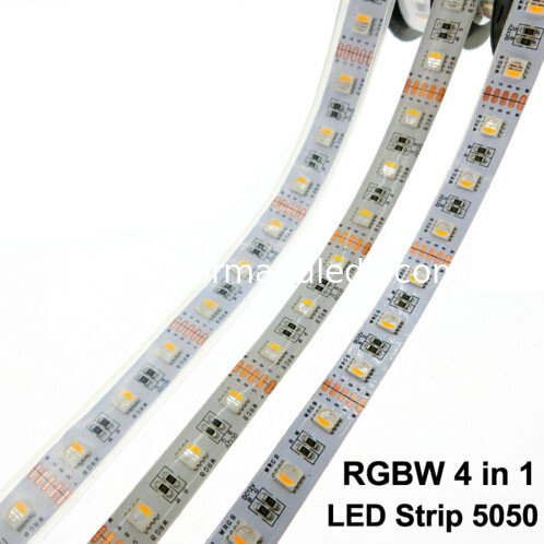 5050 LED RGBW/RGBWW Strip Light 4in1 Led Flexible Tape DC 12V /24V 5M 60LED/M 300LED High Brightness String 3M Sticker