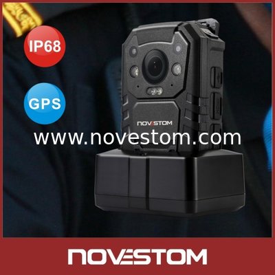 NVS5 full new model HD 1296P police waerable security video body worn camera with GPS 128GB optional