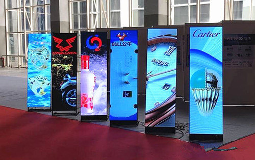 P3 Indoor Portable Digital poster Media LED Display / led poster / led mirror poster