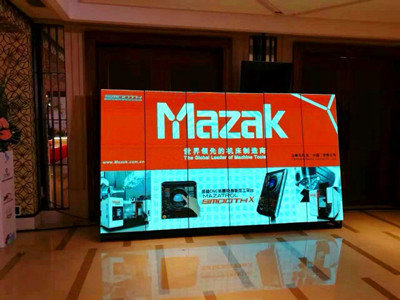 Linkable Indoor WIFI/USB control clear LED Poster for shopping mall Advertising