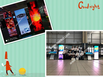 Ultra thin LED commercial LED display for advertising digital LED poster display with Aluminum display for exhibition