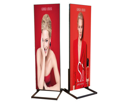 Digital LED Poster, High density digial LED media player, Jointable Floor standing LED Display