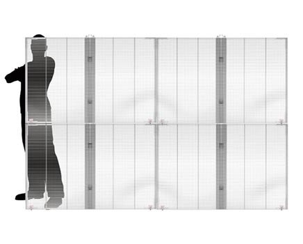 Transparent LED Display, look-through LED Screen, Led Mesh Display, Transparent Led Video Wall
