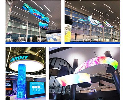 FC Series FC 2.5/4 Flexible LED Display Flexible shape LED Poster china Flexible LED Display