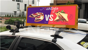 Australia High Definition Taxi LED Display Taxi Topper LED Display