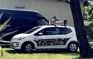 WIFI Control Taxi LED Display In Germany Taxi Roof Display TAXI TOP DISPLAY