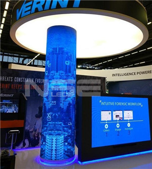 Round Shape Flexible LED Screen Taxi top LED sign
