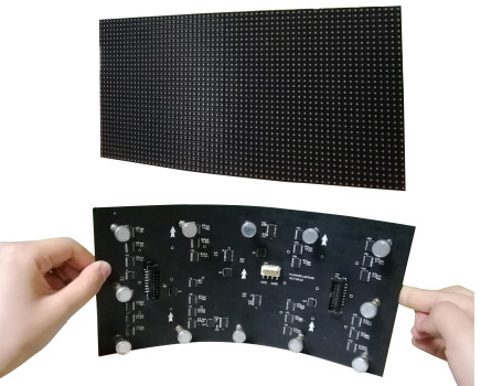 Flexible LED Display, flexible led display screen, Creative soft led display, 3D LED display