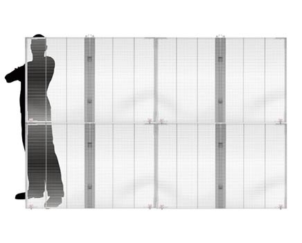 Transparent LED Display, look-through LED Screen, Led Mesh Display, Transparent Led Video Wall