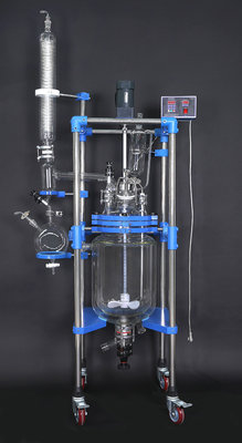 Hot sale 20L jacketed glass reactor for piolet test of chemical, biological, medical industry