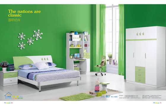 China sell modern kids MDF bedroom furniture,#807 supplier